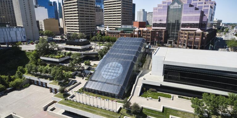 Edmonton Convention Centre Atrium Skylight Replacement | Bird Construction
